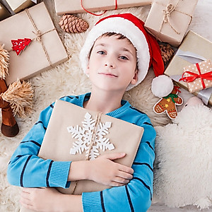 PLULON 90 Sheets Brown Tissue Paper Bulks, Gift Wrap Tissue Paper Sheets for Packaging Birthday Gift Wrapping Paper Birthday Wedding Construction Party Decorations