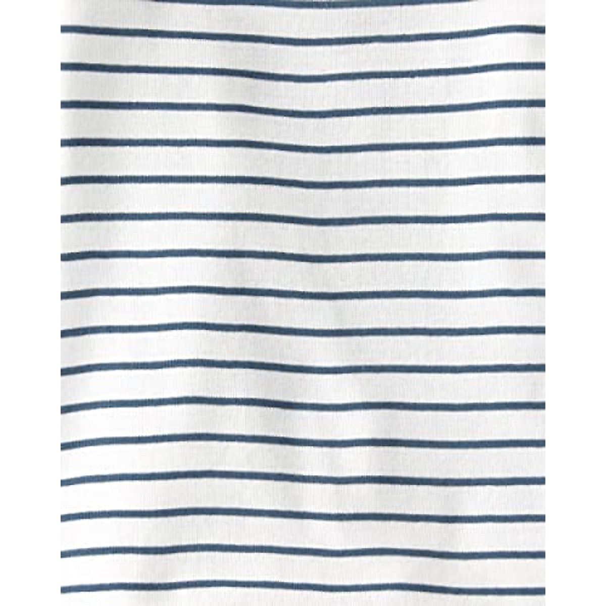 Little Planet Baby and Toddler 2-Piece Pajamas Made with Organic Cotton, Blue Stripes, 12 Months