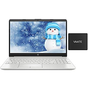 HP [Windows 11] 2022 Newest 15 Laptop, 11th Gen Intel i3-1115G4 16GB RAM 512GB SSD, Webcam, 15.6" FHD IPS Micro-Edge Display, HDMI, Wi-Fi, Fast Charge, Lightweight Thin Design| VAATE Bundle