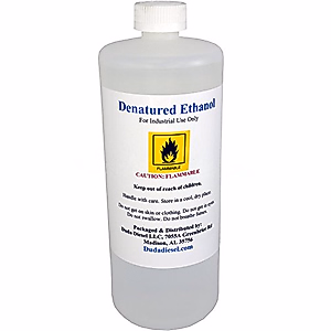 Duda Energy eth950 950 mL bottle of Denatured Ethanol with 200-Proof Ethyl Alcohol IPA and NP Acetate (Packaging may vary)