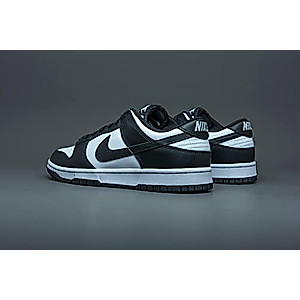 Nike Dunk Low Retro Men's Basketball Shoes, White Black White, 11 US
