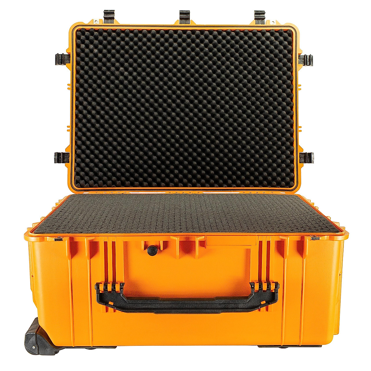 Eylar XXL 31.5" Protective Gear Roller Case Water and Shock Resistant w/Foam (Yellow)
