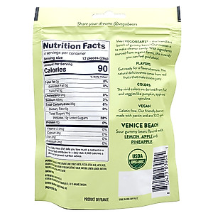 VegoBears Vegan Gummy Bears Variety Pack – Organic Gummy Bears, Vegan Gummies, Organic Candy, Vegan Candy, Gelatin-Free Gummies