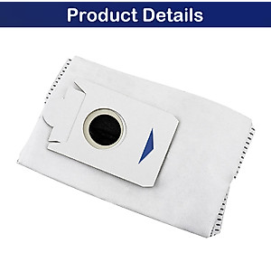 【12 Pack】Replacement x2 omni robot vacuum accessories Vacuum Bags Compatible with ECOVACS DEEBOT X2 Omni X2 PRO Omni Robot Vacuum Cleaner
