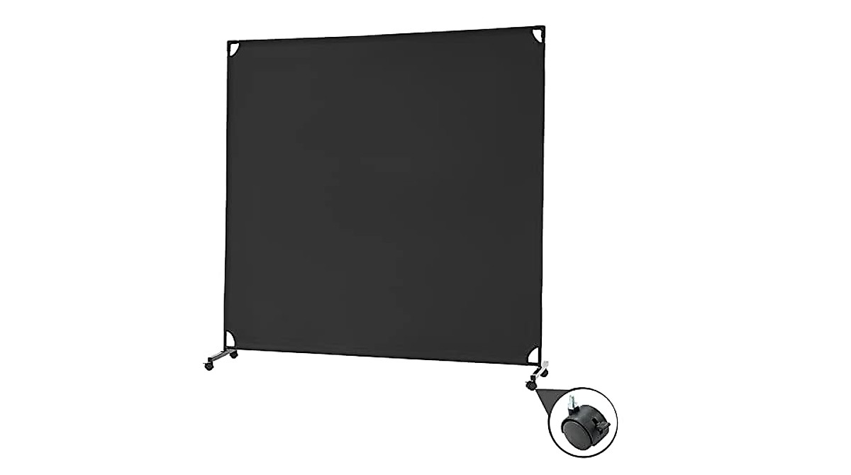 Spurgehom 6FT Rolling Room Divider for Privacy