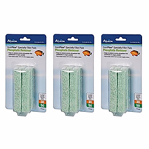 Aqueon 3 Pack of QuietFlow Specialty Filter Pads, 30/50, Phosphate Remover