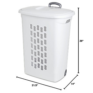 Sterilite 12228003 Oval Laundry Hamper