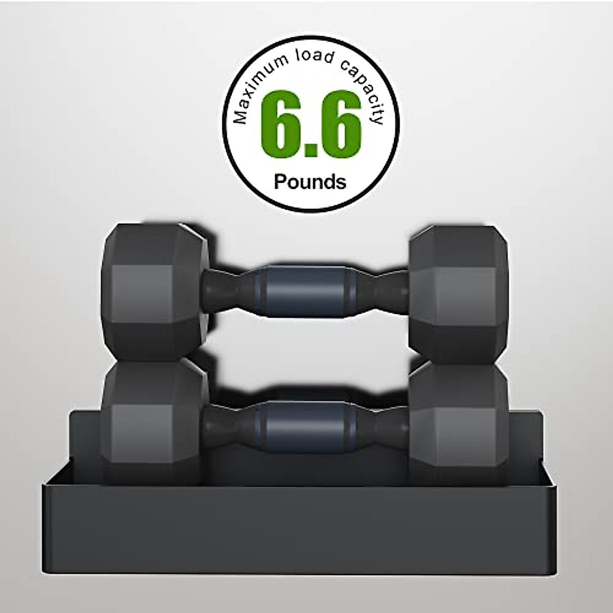 Mystozer 4-Pack Magnetic Spice Rack Organizer for Refrigerator, Plastic Fridge Shelf, Black