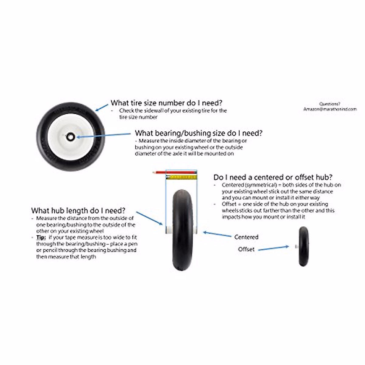MARASTAR 21427 15x6.00-6 Front Tire Assembly Replacement compatible with John Deere Riding Mowers - Turf Saver Tread