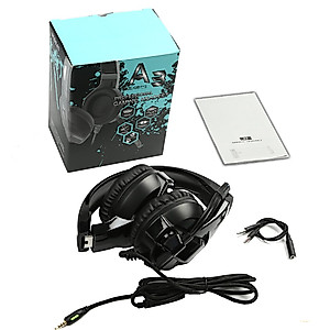 Ceppekyy Gaming Headset for Xbox One,PS4,PC,Noise Cancelling Over Ear Headphones with Mic&Stereo Surround Sound for Laptop Mac Nintendo Switch Games