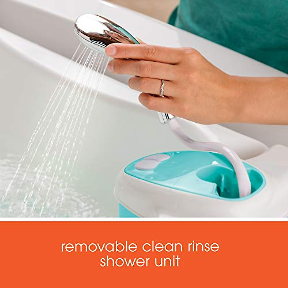 Summer Lil Luxuries Whirlpool Bubbling Spa & Shower (Blue) - Luxurious Baby Bathtub with Circulating Water Jets, 2 Count (Pack of 1)