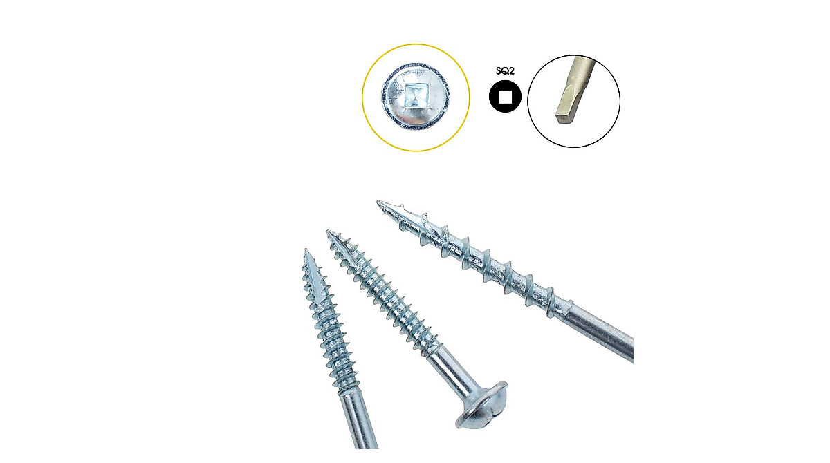 100 Pack 1 Inch Self Tapping Pocket Hole Screws for Wood Projects