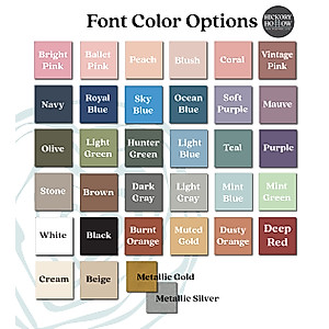 Custom Round Nursery Name Sign, Personalized Wooden Wall Plaque, 12" 18" 24", 30" 3D Wall Art for Children & Kids Rooms, Baby Shower, Hickory Hollow Designs (Carter Thomas)