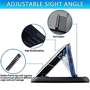 Leaflai Car Phone Holder for Car, Prevent Screen Reflection Car Phone Mount GPS Mounts for car, Car Phone Mount Dashboard Compatible with iPhone, Android Smartphones, GPS Devices etc