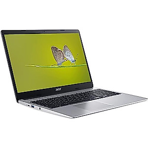 Acer 2023 15" HD Premium Chromebook, Intel Celeron N Processor 2.78GHz Turbo Speed, 4GB Ram, 128GB SSD, Ultra-Fast WiFi Up to 1700 Mbps, Full Size Keyboard, Chrome OS, Arctic Silver Color-(Renewed)