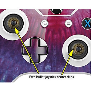 WraptorSkinz Decal Vinyl Skin Wrap compatible with XBOX One S / X Controller - Tie Dye Pink and Purple Stripes (CONTROLLER NOT INCLUDED)