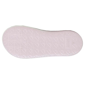 PUMA - Womens Suede Mayu Sandal Summer Camp Shoes, Size: 6 M US, Color: Pristine/Lavender Fog