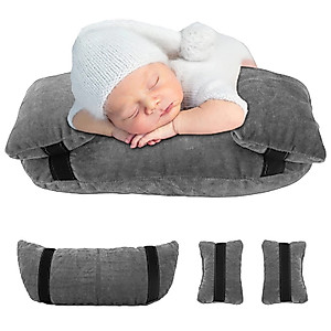Yuniroom Newborn Infant Baby Photography Prop Kid Posing Photo Shoot Studio Pillow Positioner Nursing Pillow and Positioner (Color : Gray)
