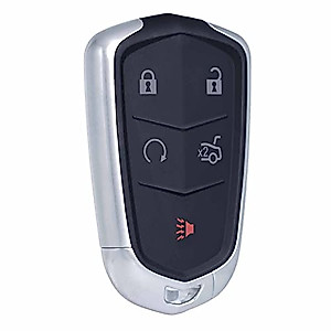Key Fob Replacement Compatible for Cadillac ATS XTS 2015 2016 2018 2019 CTS 2014-2019 Proximity Smart Keyless Entry Remote Control Remote Start 13580811 315Mhz 13594024 HYQ2AB 1358539 13598507