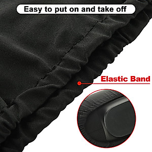 Laptop Dust Case Cover for 13-15.6 inches Laptop, TXesign Lycra Laptop Dust Case Laptop Cover Elastic Band Compatible with MacBook Dell HP Lenovo Samsung Acer ASUS Microsoft Laptop, Black