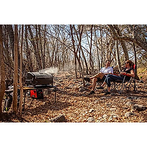 Louisiana Grills LG300SL Portable Pellet Grill, Black, Small