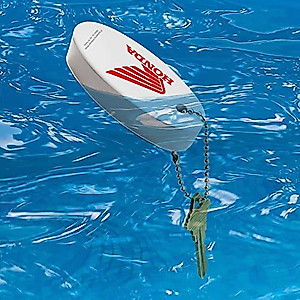 GRAPHICS & MORE Honda Powersports Logo Floating Keychain Oval Foam Fishing Boat Buoy Key Float