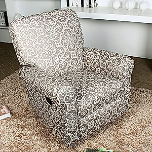 JC Home BT-R8389A30 Recliner, Gray and White