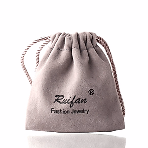 Ruifan 1PC 316L Surgical Steel Matte Balls 14G 6mm 1/4 Inches Short Belly Earring Navel Button Ring - Rainbow