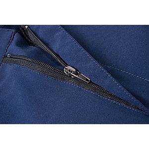 Aymnlox Prime Early Access Deals Sweatpants for Men Loose fit Patchwork Hiking Quick Drying Trousers Pants Causal Outdoor Fashion Sport Joggers Pants Men's Pants Elastic Waistband Navy XL