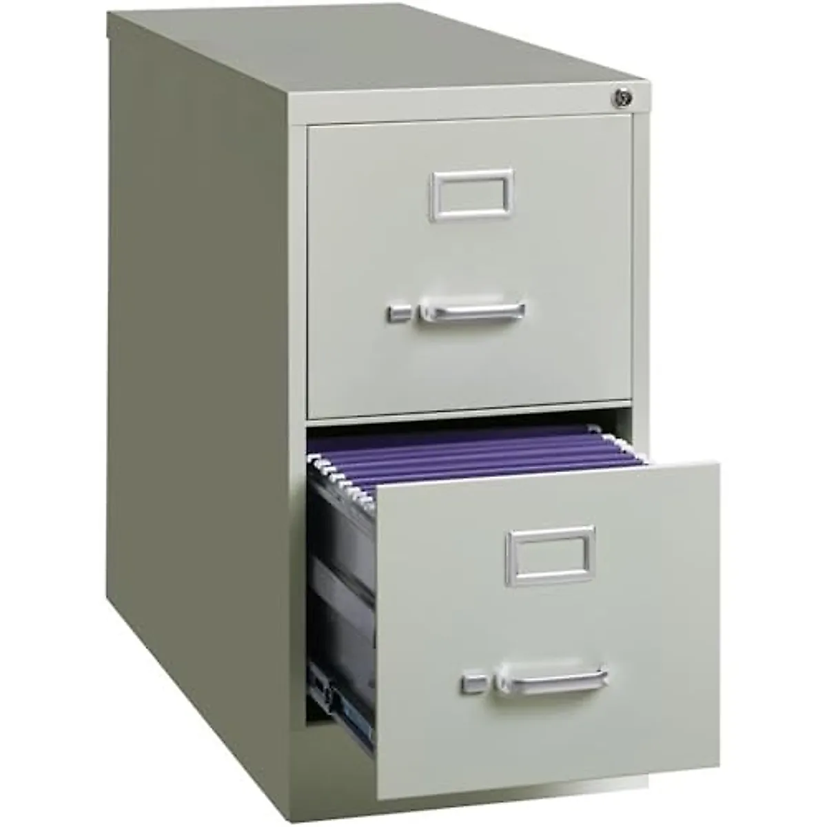 2 Drawer Commercial Letter Size File Cabinet Finish: Light Gray