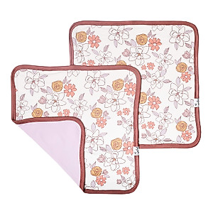 Copper Pearl Baby Security Blanket Set of 2 - Portable Size for Self-Soothing On-The-Go, Ideal Baby Blankets for Boys and Girls, Ultra-Soft, and Gift-Ready Loveys - Ferra