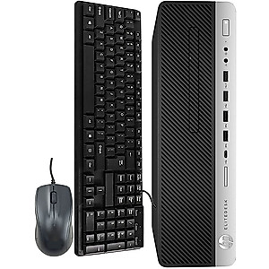 HP 800 G3 Small Form Computer Desktop PC, Intel Core i5-6500 3.20GHz Processor, | 8GB Ram, 256GB SSD | HDMI, AMD Radeon RX-550 4GB Graphics, Wireless WiFi, Windows 10, Black (Renewed)