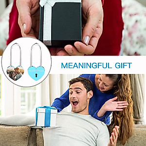 NGTSFLY Personalized Love Heart Lock Engraving Name/Text for Couples Men Women Boyfriend Girlfriend Lover Memorial Anniversary Valentine Gift,with Key Metal Heart Shaped Padlock Silver3