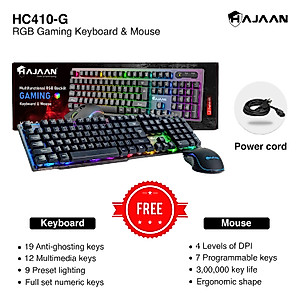 HAJAAN Gaming PC Desktop Tower - Intel Quad Core i7 Upto 4.0GHz - 16GB DDR4 RAM 512GB SSD - GeForce GTX 1630 4GB GDDR6 - RGB Keyboard Mouse Headset - WiFi Ready - Windows 10 Pro