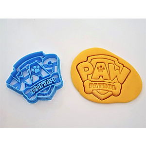 T3D Cookie Cutters Inspired By Paw Patrol Cookie Cutter, Suitable for Cakes Biscuit and Fondant Cookie Mold for Homemade Treats, 3.52 inch x 3.07 inch x 0.55 inch