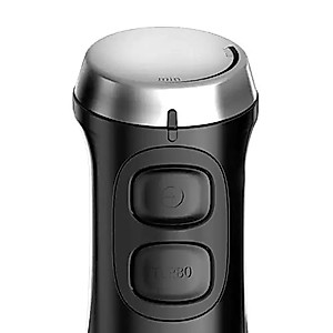 Highland Handheld Immersion Mixer, Black and Stainless Steel