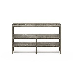 Furinno Hermite Desk Top Organizing Shelf Bookcase, French Oak