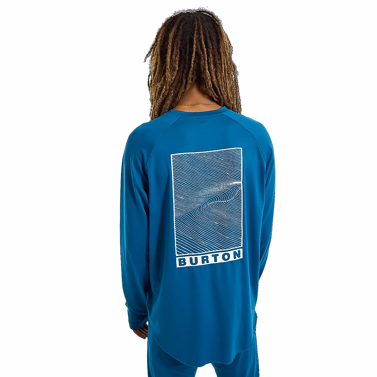 Burton Men's Standard Roadie Base Layer Tech T-Shirt, Lyons Blue, X-Small