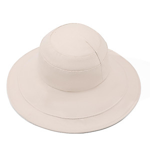 Women Bucket Hat Summer Beach Sun Hats for Women UPF Woman Foldable Floppy Travel Packable UV Hat Cotton Wide Brim Hat (A-Beige)