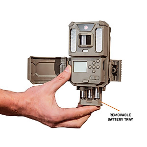 Bushnell Prime Low Glow Trail Camera - 24MP Image Quality, 1080p HD Video, Advanced Sensor Technology for Clear Nighttime Captures, Brown