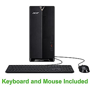 Acer Aspire TC-1660-UR17 Desktop | 10th Gen Intel Core i5-10400 6-Core Processor | 12GB 2666MHz DDR4 | 512GB NVMe M.2 SSD | 8X DVD | Intel Wireless Wi-Fi 6 | Windows 10 Professional