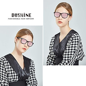 DUSHINE Polarized Sunglasses for Women Classic Retro Style UV400 Protection (3 Pack)