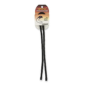 Carson Gripz Eyewear Retainers for Larger Frames, Black Ash, Large