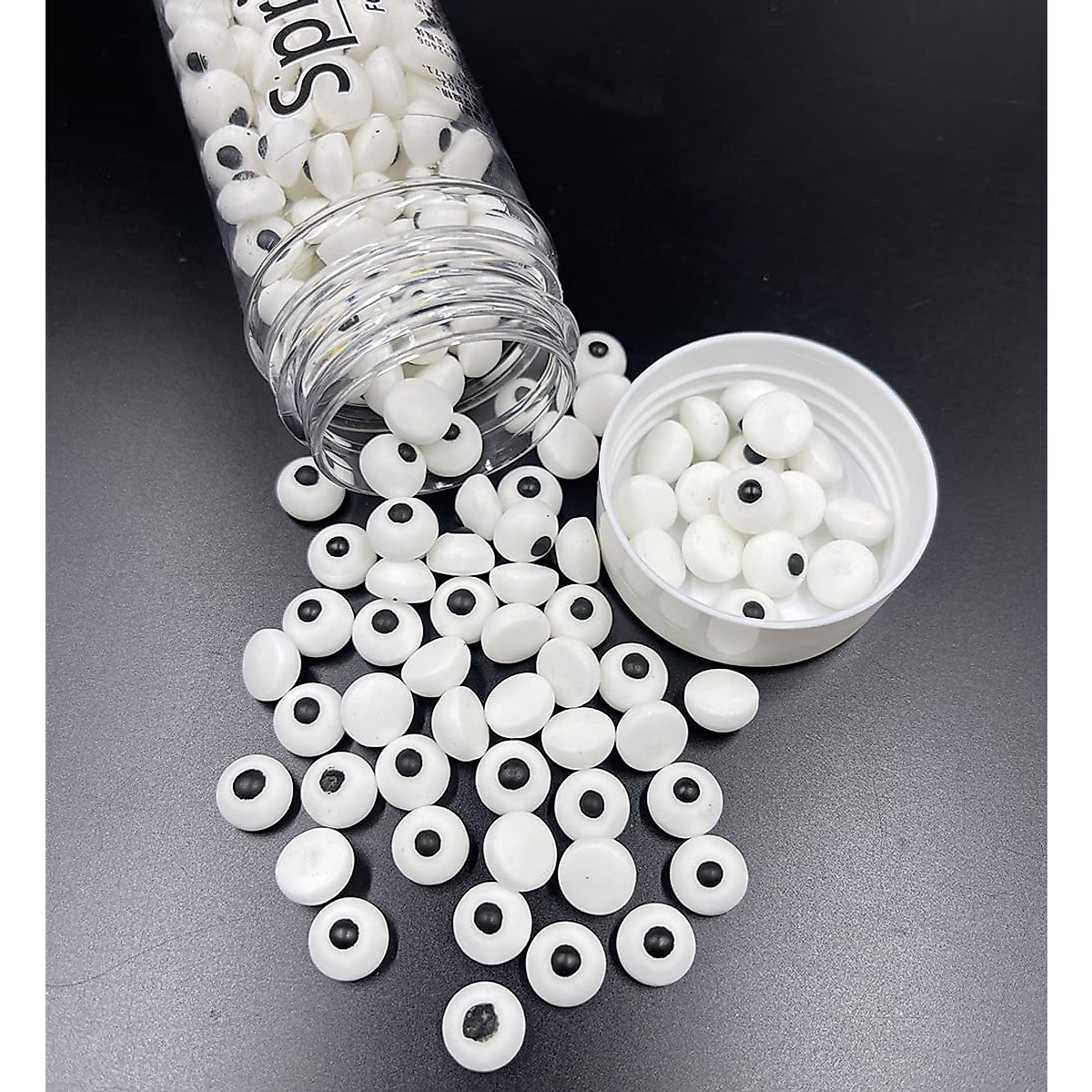 Christmas Candy Eyeballs Eyes Cake Cupcake Toppers 120g/ 4.2oz Cookie Decorations Edible Dessert Sprinkles for Christmas Cake Cupcakes Decoration