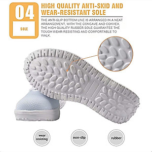 FOR U DESIGNS Women’s Lace-up Walking Shoes Butterfly Pattern Lightweight Tennis Shoes Casual Running Sneakers Blue Size 10