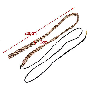 Aimee_JL New Bore Cleaner .270 Cal .280 .284 & 7mm Cal Gun Barrel Cleaning Rope Rifle/Pistol/Shotgun Brass Brush Cleaning Cord
