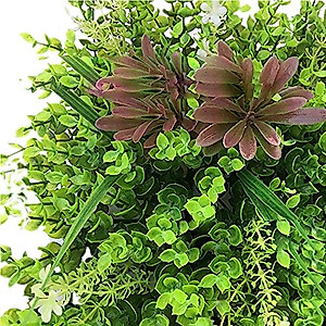 HACSYP Expandable Faux Privacy Fence Artificial Ivy Garden Fence Screen 23.62×15.75 Inches | Artificial Garden Privacy Protective Screens for Outdoor Wall Garden