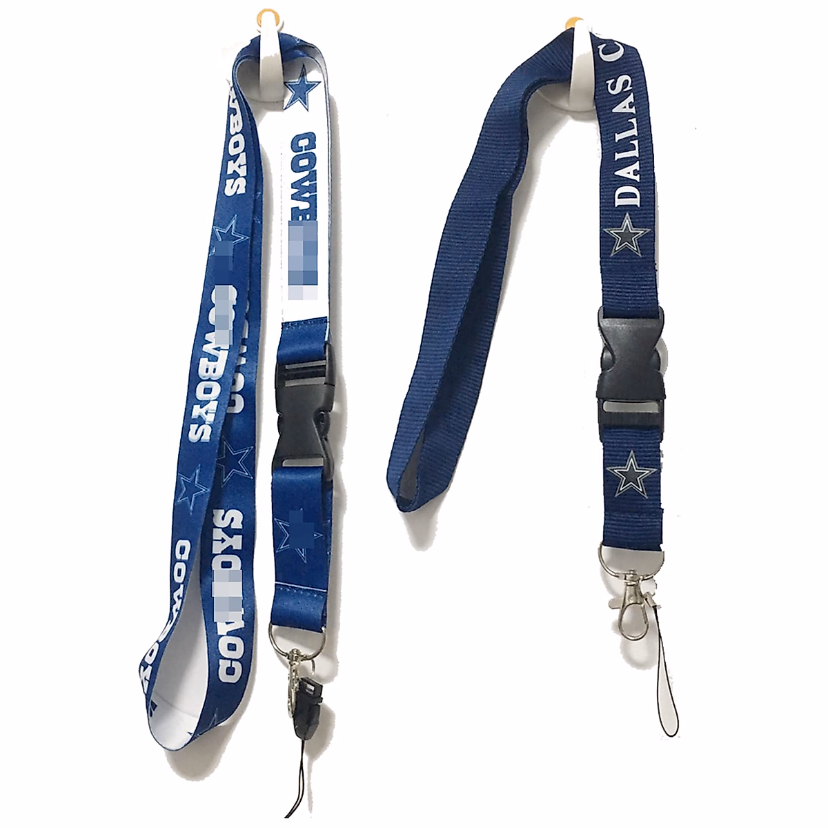 2 Pieces Cow-boy Lanyard for ID Badges Breakaway Driving Style Breakaway Lanyard Keychain Lanyard Key Ring for Car Truck SUV House Office Motorcycle for Keys