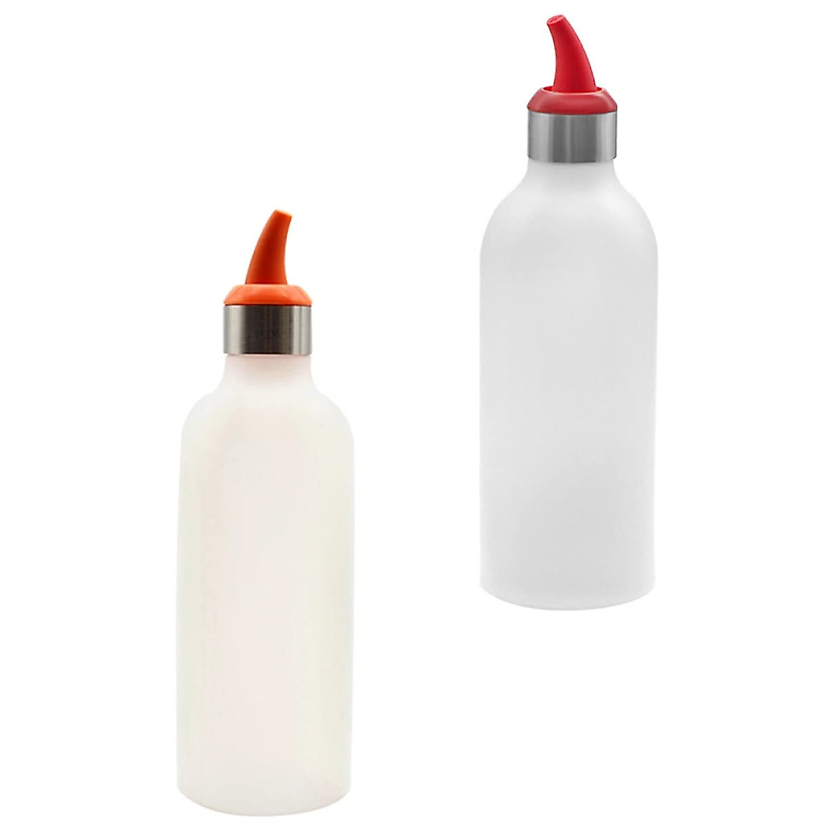 2pcs Mustard Squeeze Bottle Sauce Bottle Condiment Bottle Ketchup