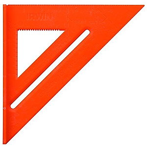 IRWIN Tools Rafter Square, Hi-Vis, 8-Inch (1794466) , Orange